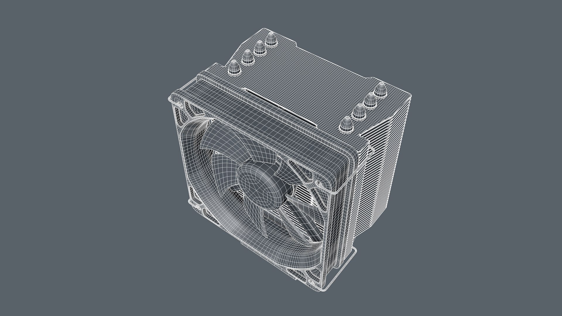 Cpu Cooler 3D Model - TurboSquid 1578060