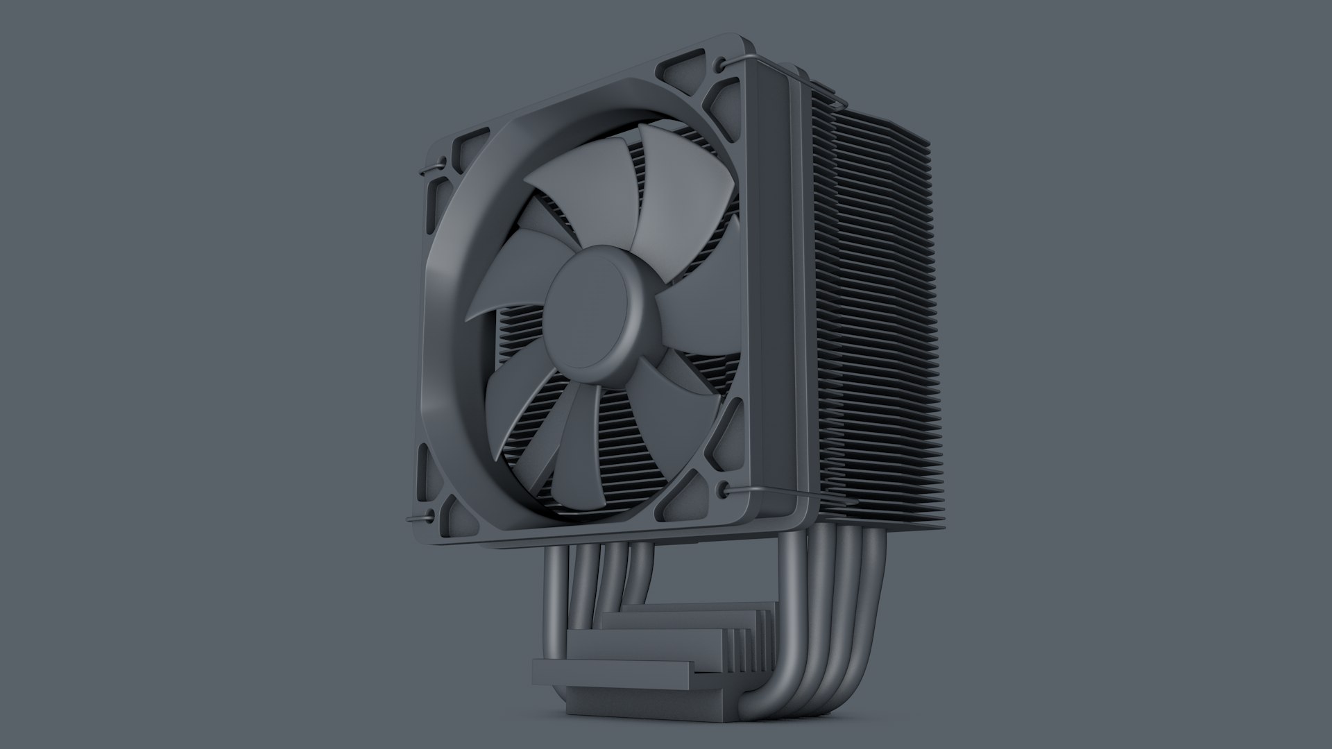 Cpu Cooler 3D Model - TurboSquid 1578060