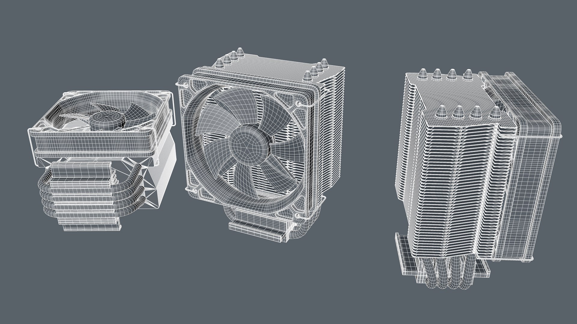 Cpu Cooler 3D Model - TurboSquid 1578060
