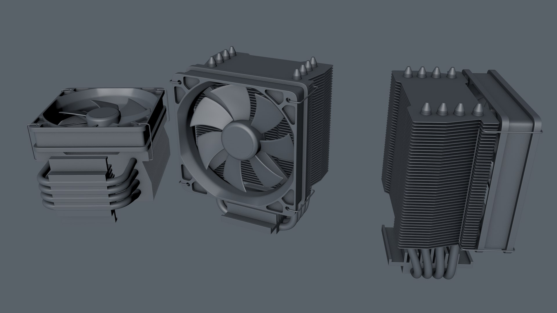 Cpu Cooler 3D Model - TurboSquid 1578060
