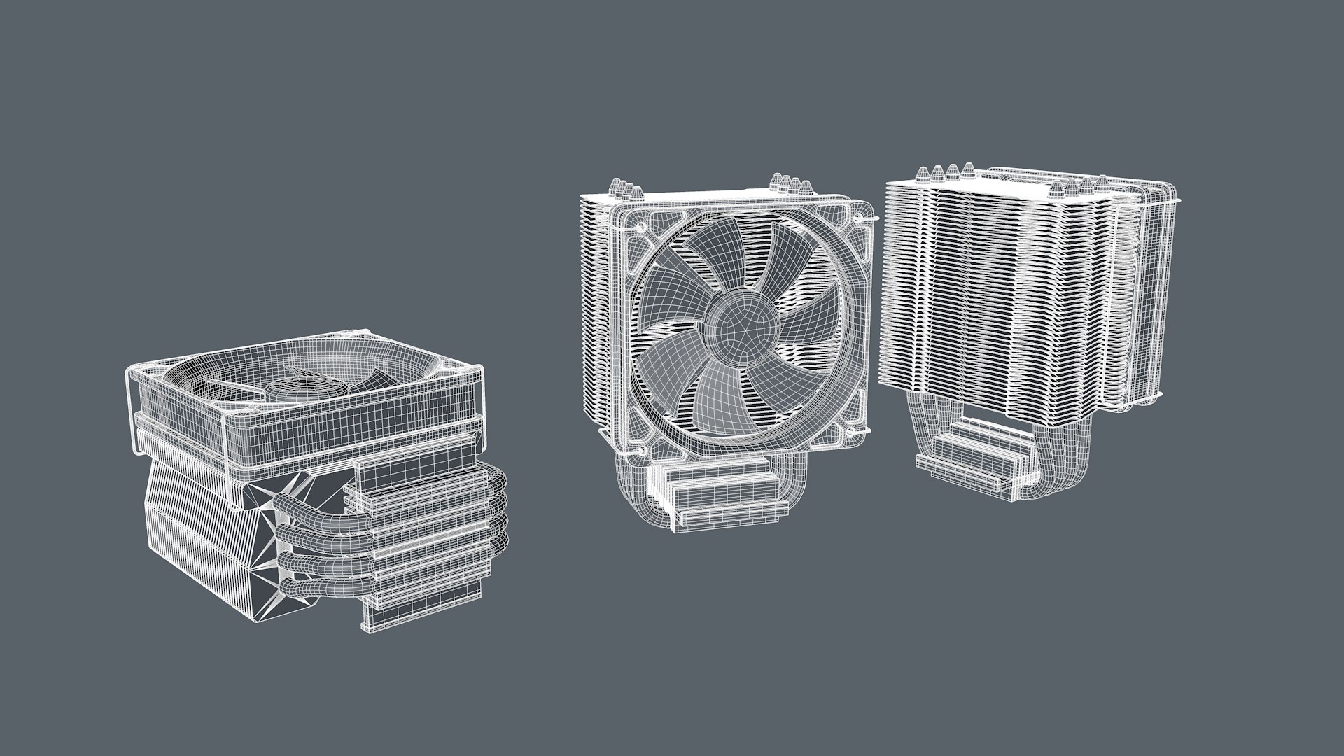Cpu Cooler 3D Model - TurboSquid 1578060