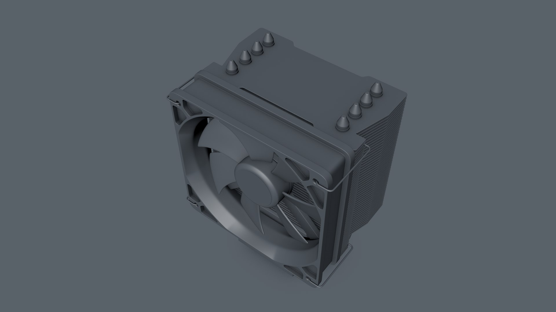 Cpu Cooler 3D Model - TurboSquid 1578060