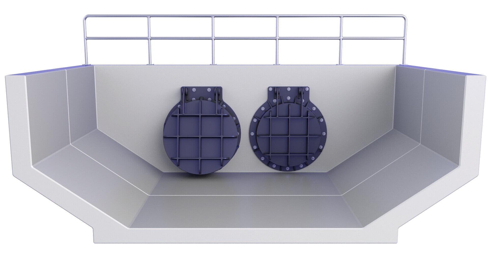 Concrete Storm Drain Outlet Flap Valve 32 Model - TurboSquid 1979985