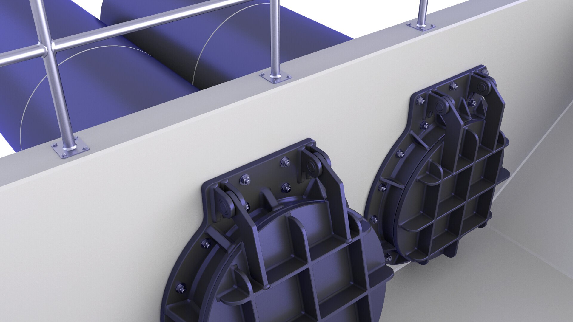 Concrete Storm Drain Outlet Flap Valve 32 Model - TurboSquid 1979985