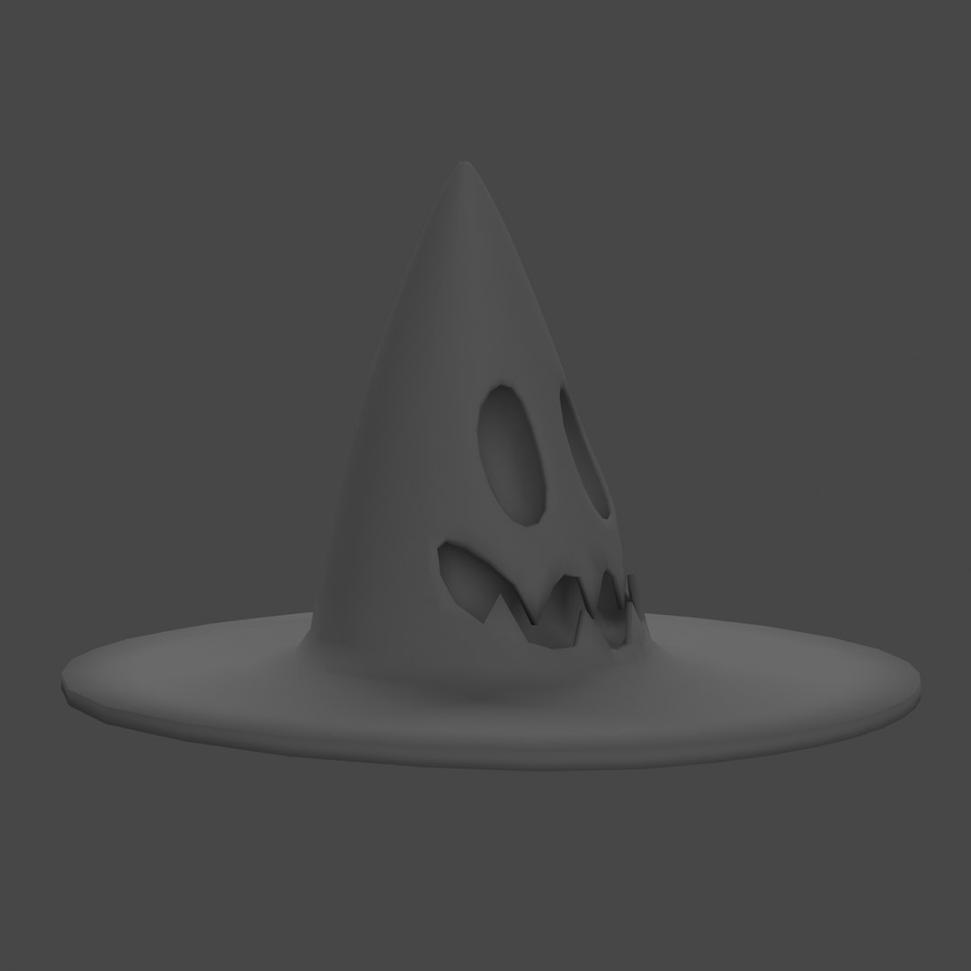 3D Wizard Magic Hat Low Polly Game Ready - TurboSquid 1818816