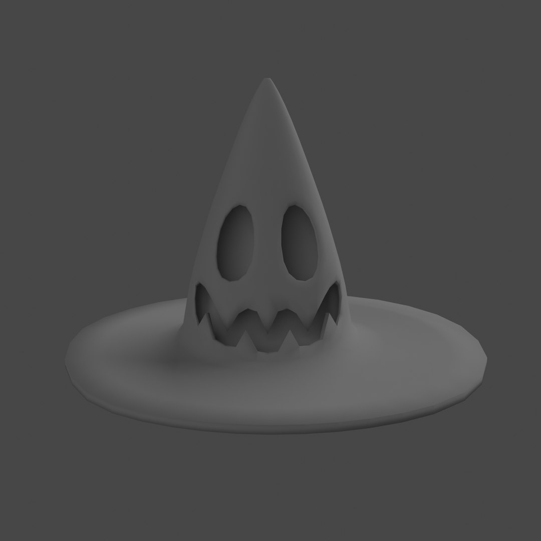 3D Wizard Magic Hat Low Polly Game Ready - TurboSquid 1818816