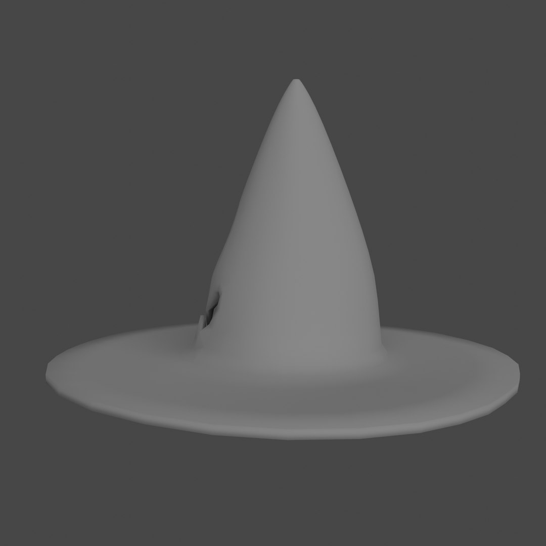 3D Wizard Magic Hat Low Polly Game Ready - TurboSquid 1818816