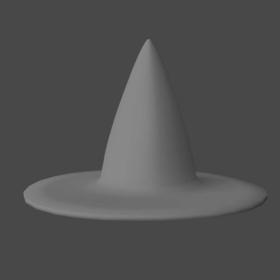 3D Wizard Magic Hat Low Polly Game Ready - TurboSquid 1818816