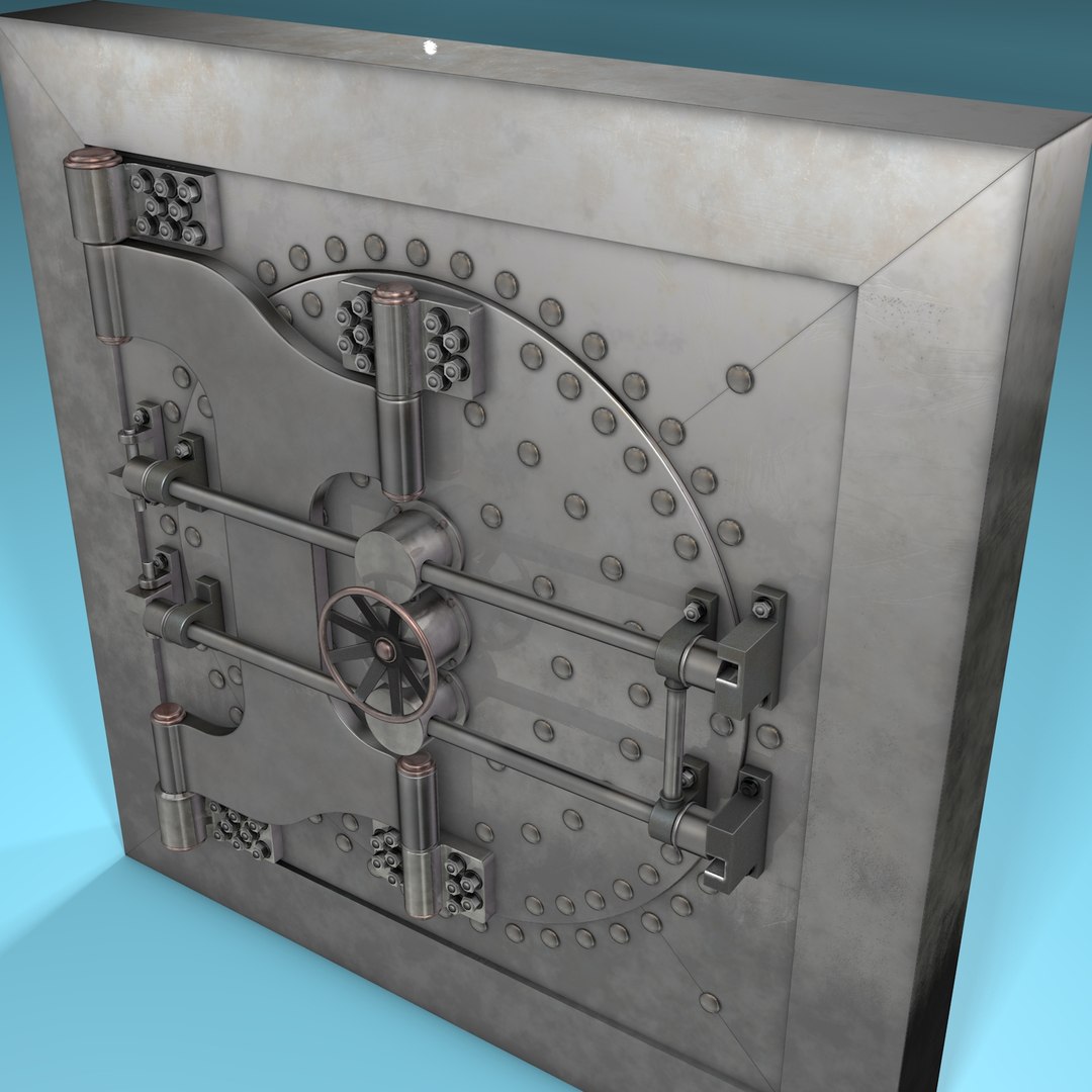 Vault Door Model - TurboSquid 1157369