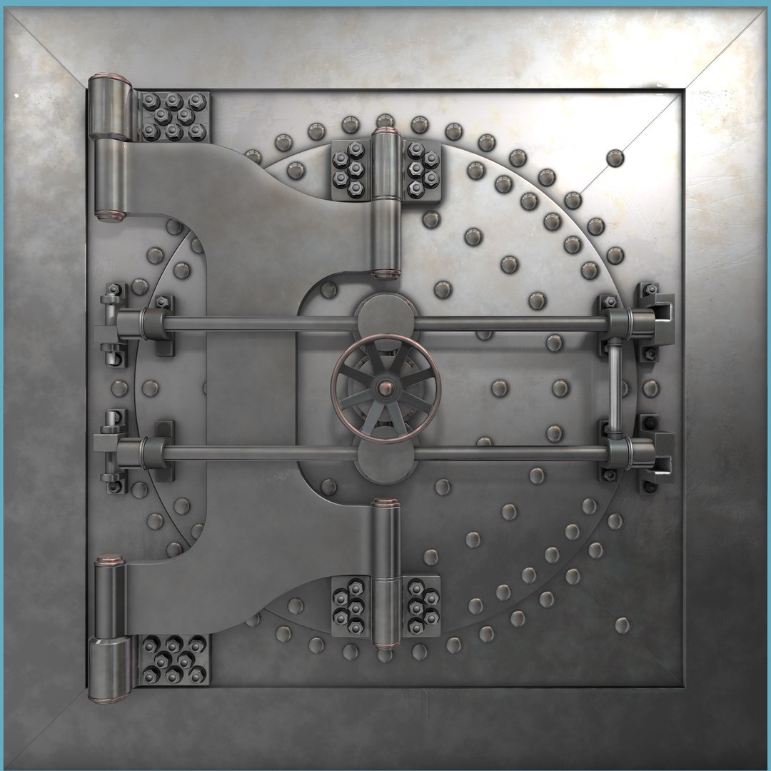 Vault Door Model - TurboSquid 1157369