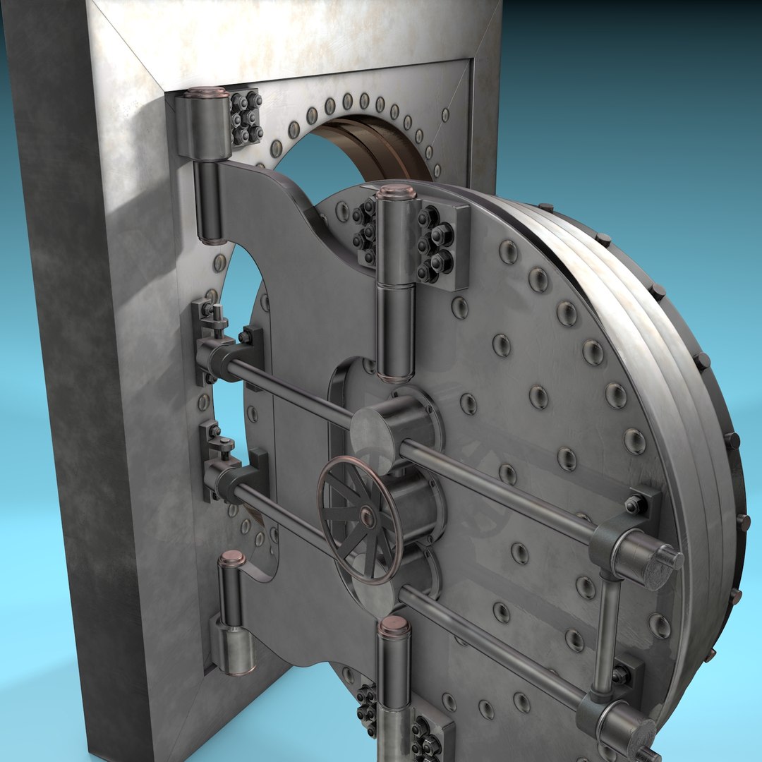 Vault Door Model - TurboSquid 1157369