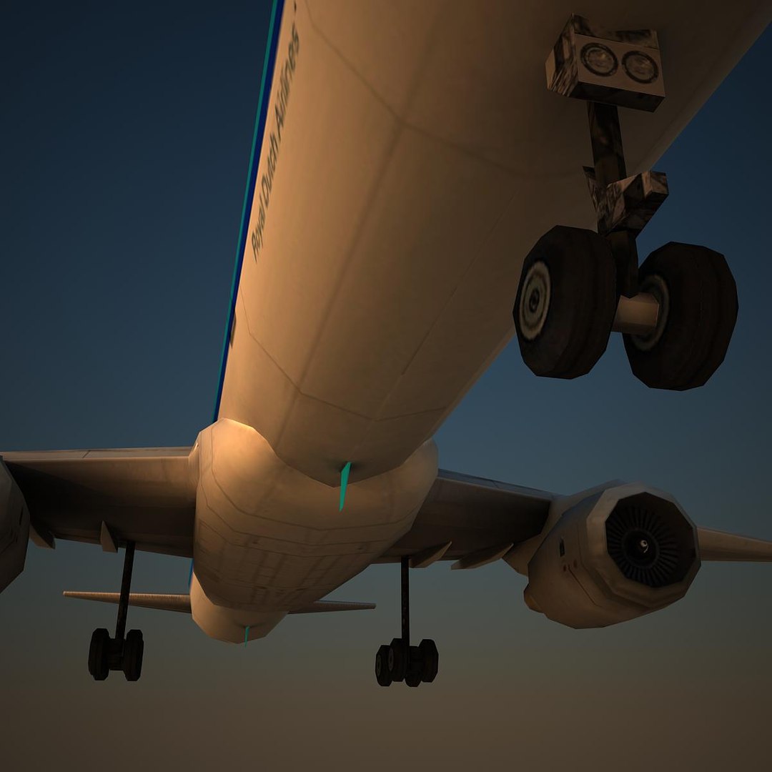 3d Boeing 757-200 Klm