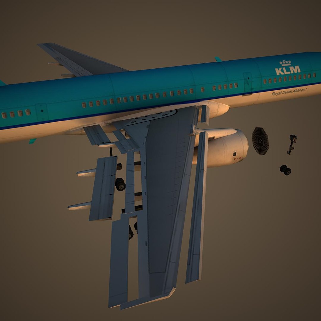 3d Boeing 757-200 Klm