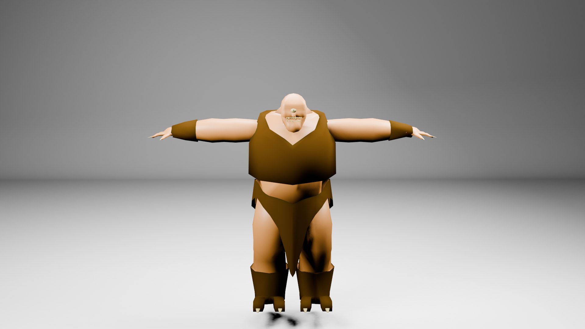 Low Poly Cyclop 3D - TurboSquid 2243749