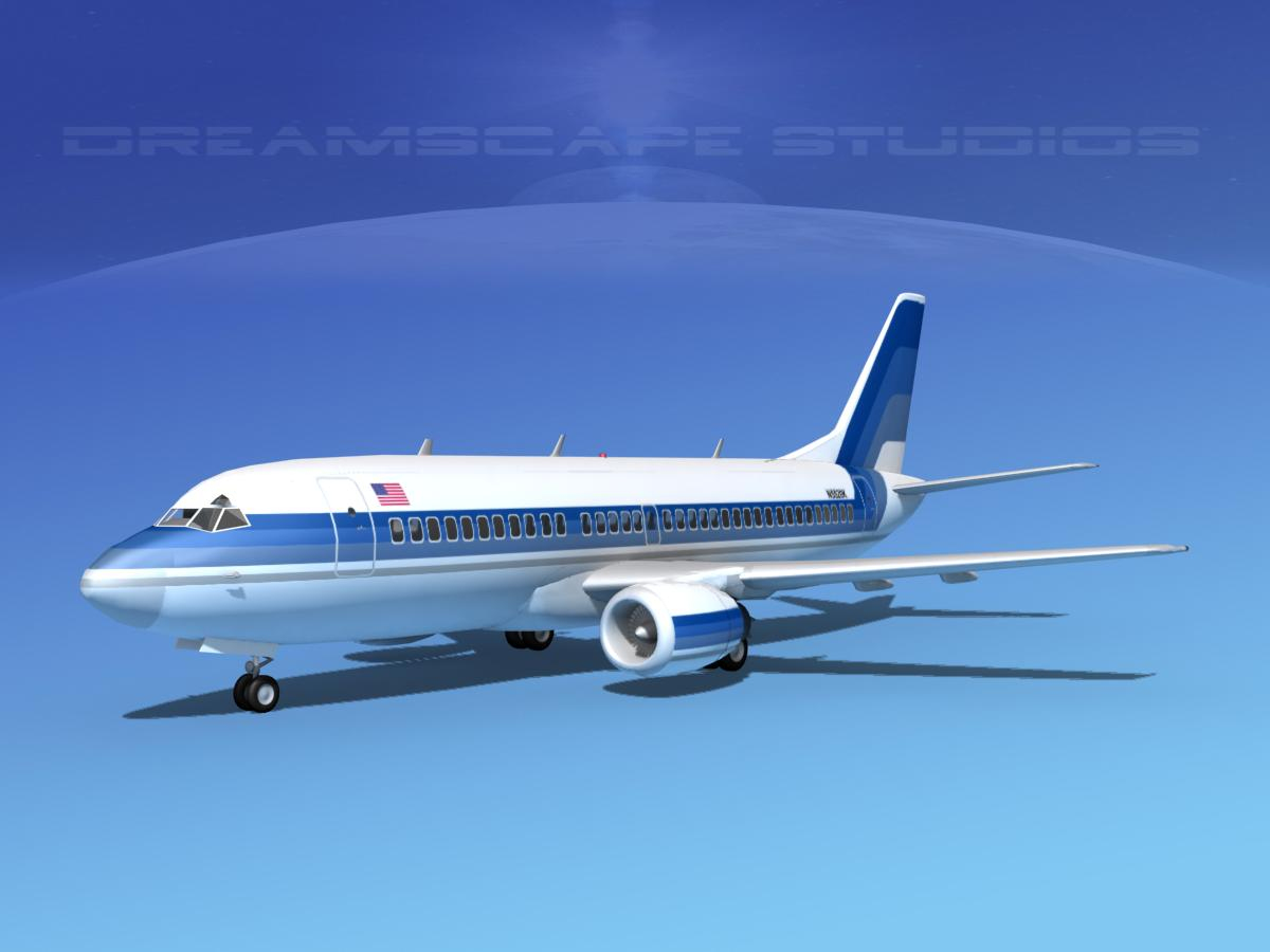 3d boeing 737 737-300 model