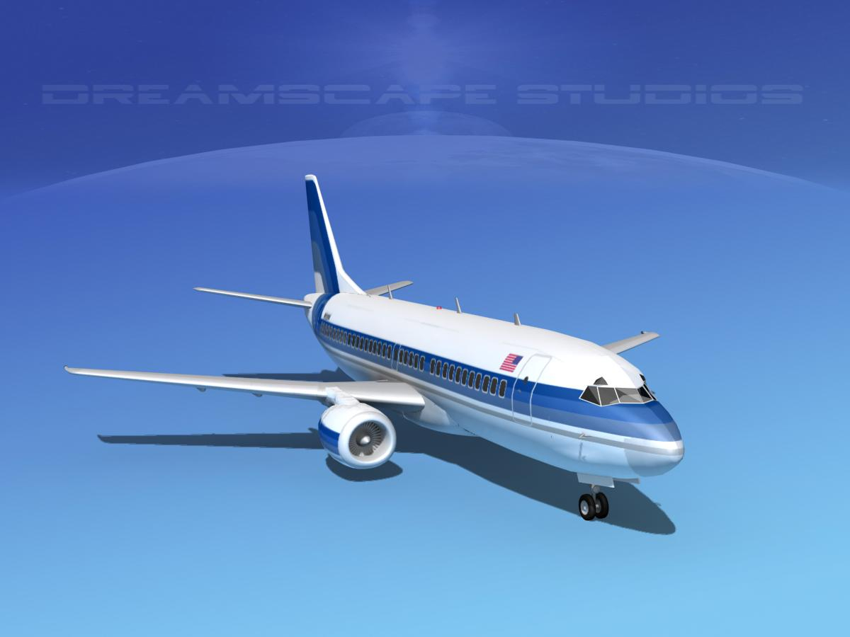 3d boeing 737 737-300 model