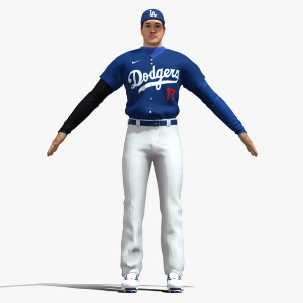 modelo 3d Pose en T aparejada Shohei Ohtani - TurboSquid 2224412