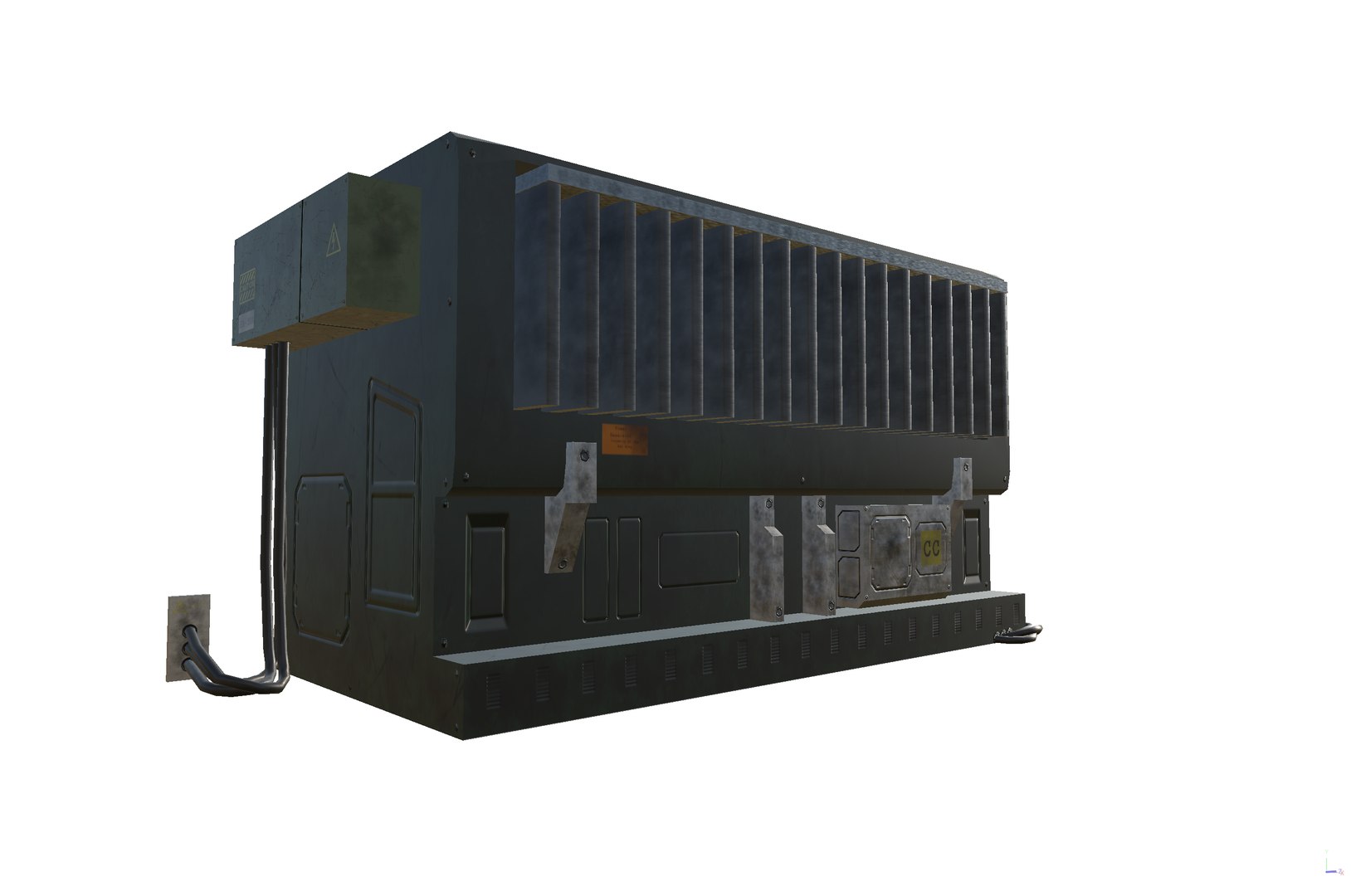 Power Generator Utility Box Model - TurboSquid 2075609