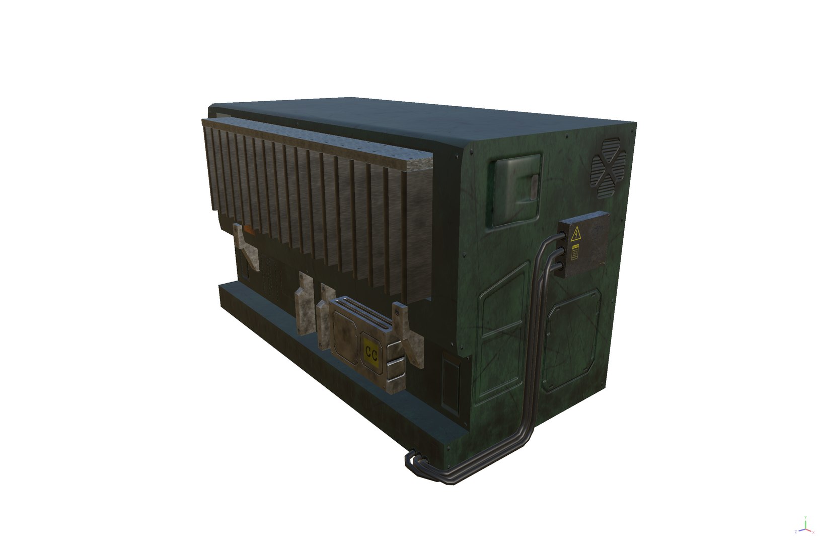 Power Generator Utility Box Model - TurboSquid 2075609