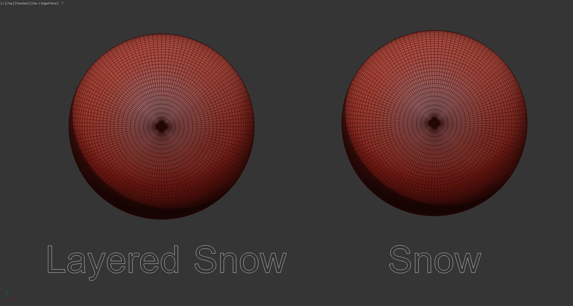 3D Model Procedural Snow Shader V01 Distribution Of Snow Through Layers ...