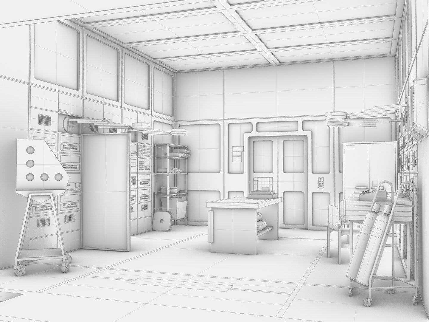 Techlab 5 3D Model - TurboSquid 2182599