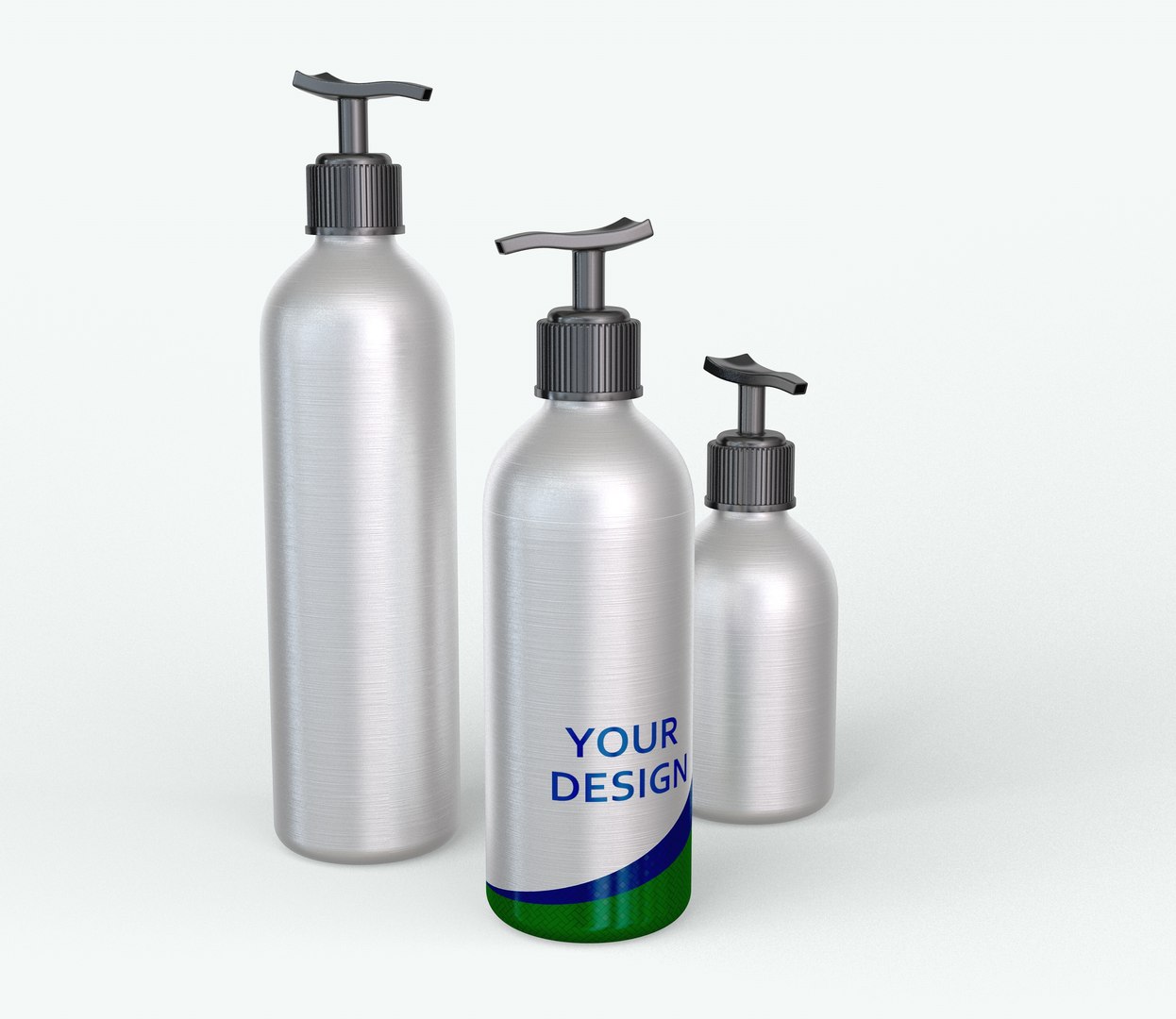 3D Model Dispenser Bottles - TurboSquid 2189871