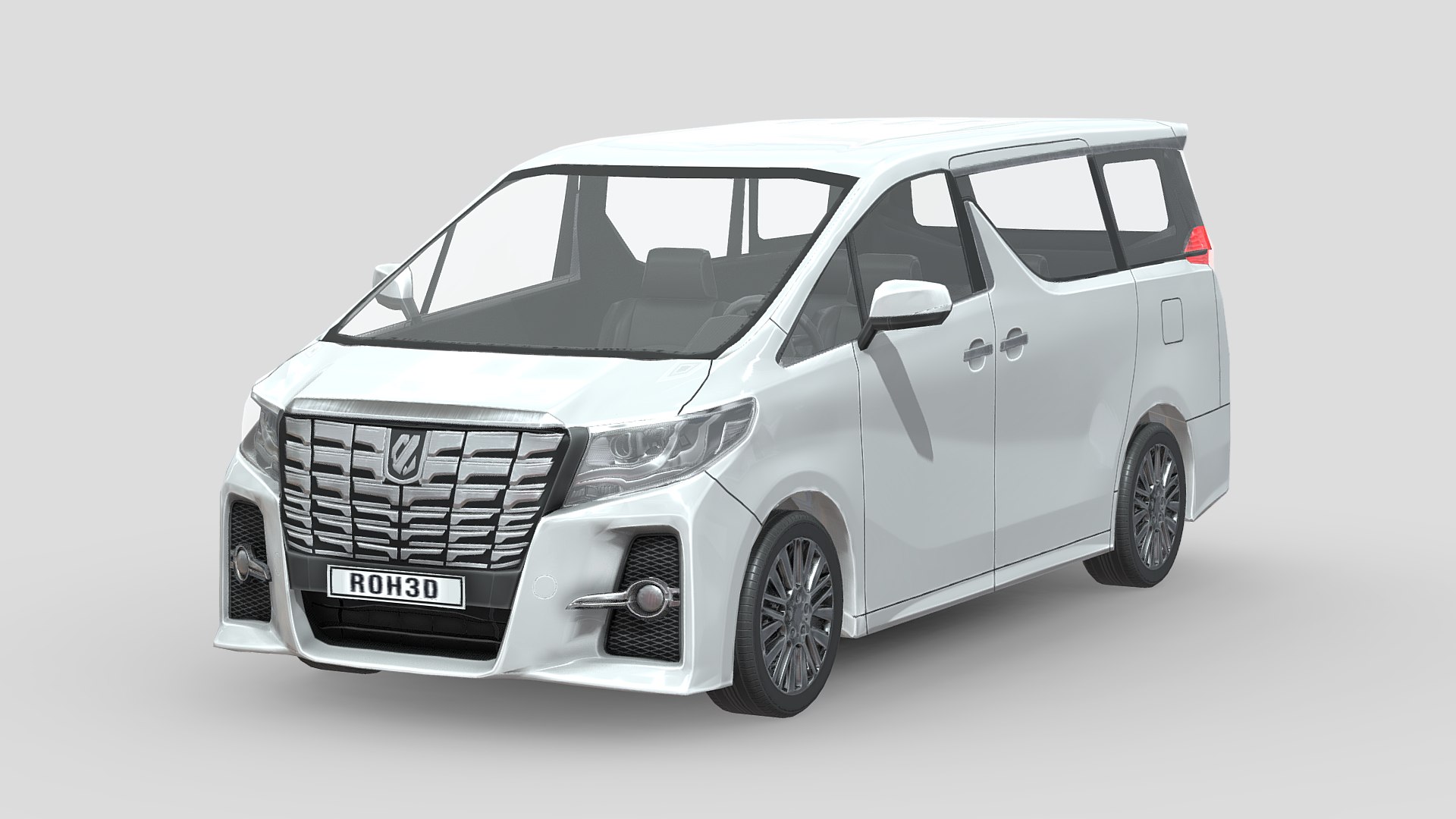 Toyota Alphard 2015 3D Model - TurboSquid 2161118