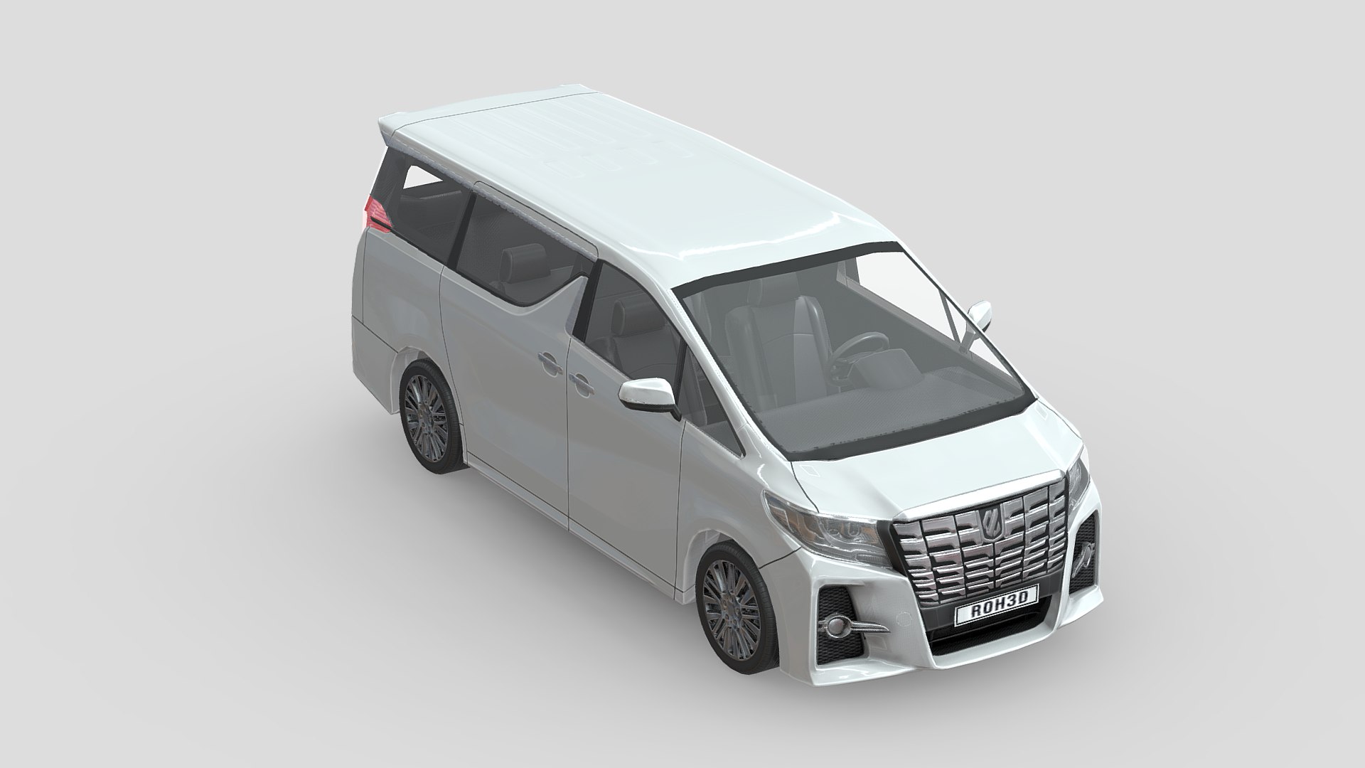 Toyota Alphard 2015 3D Model - TurboSquid 2161118