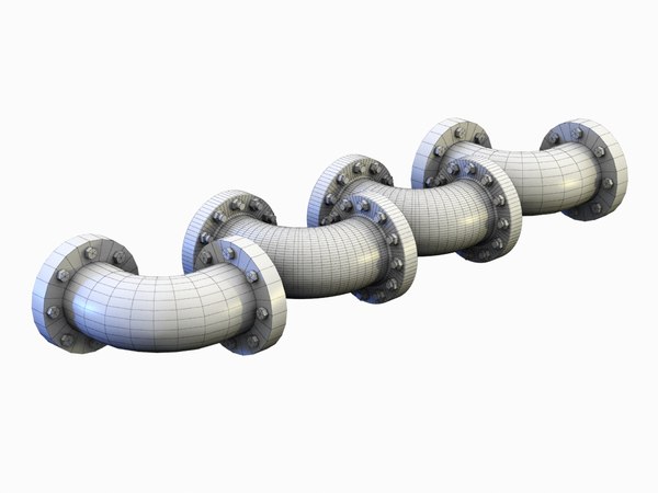 3ds max pipe 90 bend short