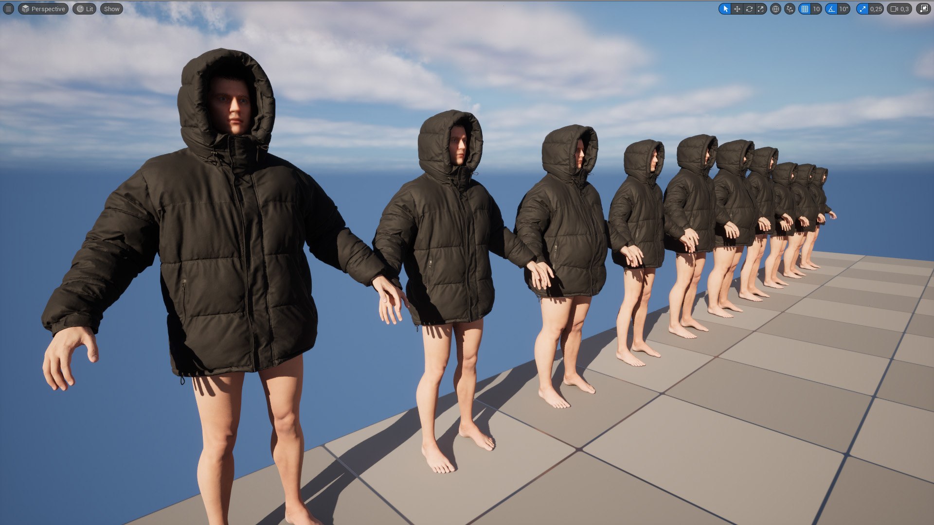 Puffer 10 - All MH Bodies And UE5 Skeletons - Rigged 3D Model ...