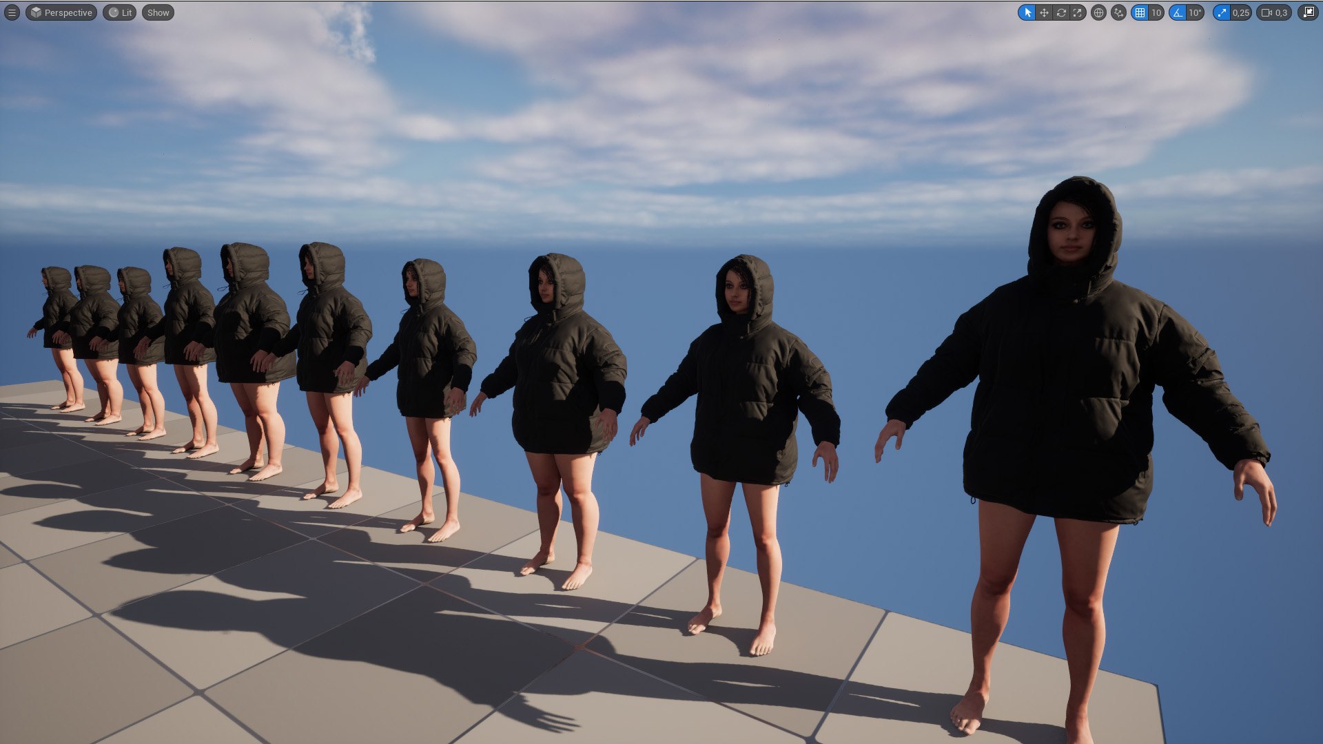 Puffer 10 - All MH Bodies And UE5 Skeletons - Rigged 3D Model ...