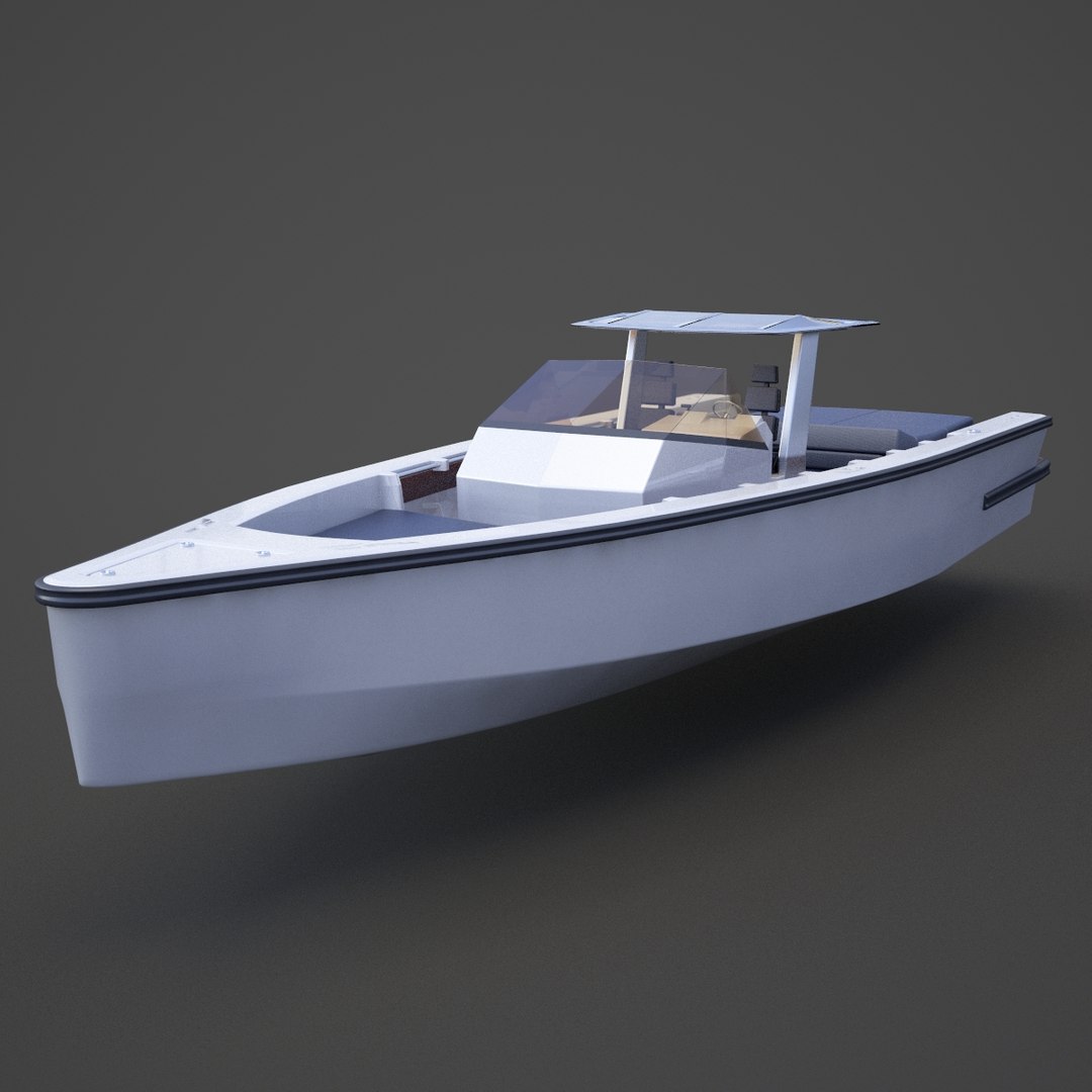 Motor Boat 04 3D Model - TurboSquid 2162208