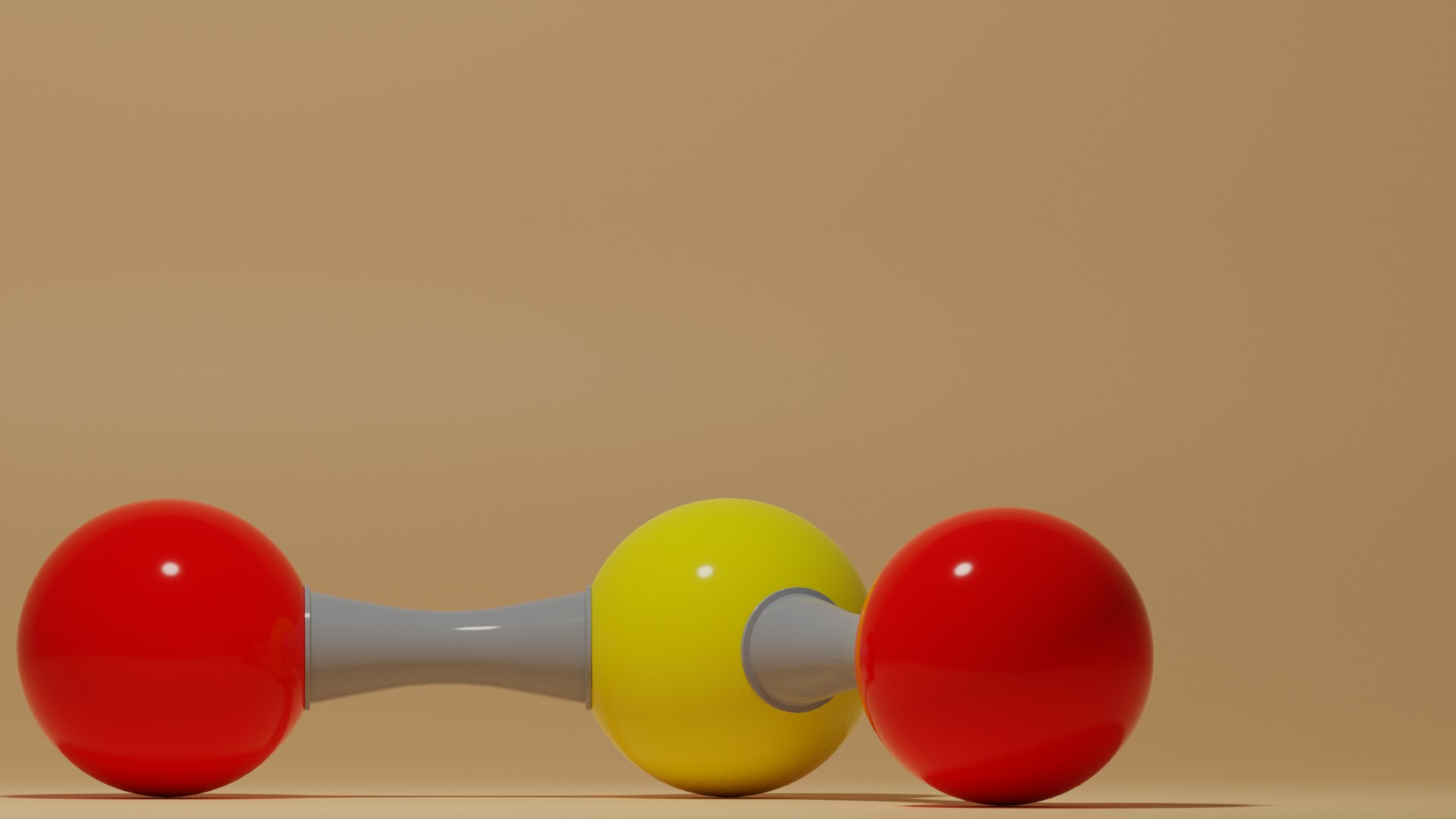 Sulfur Dioxide Molecule SO2 3D Model - TurboSquid 1721668