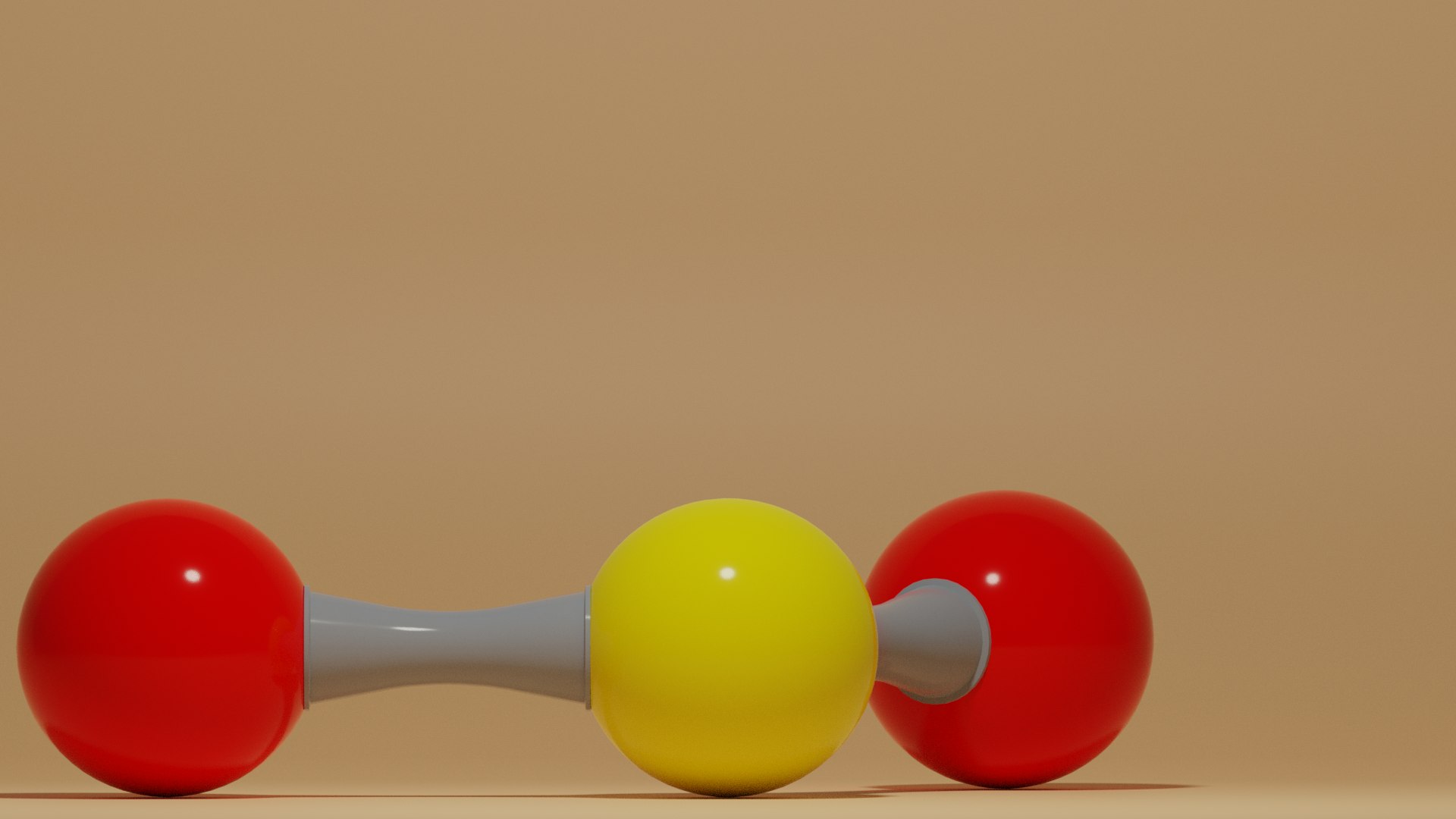 Sulfur Dioxide Molecule SO2 3D Model - TurboSquid 1721668