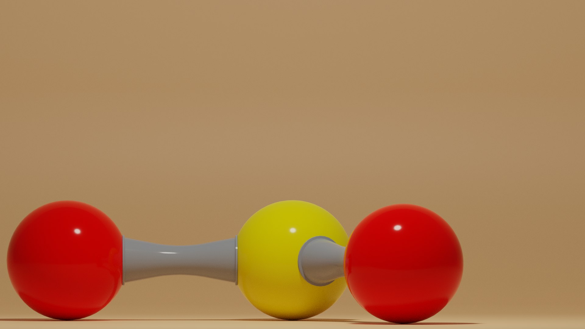 Sulfur Dioxide Molecule SO2 3D Model - TurboSquid 1721668