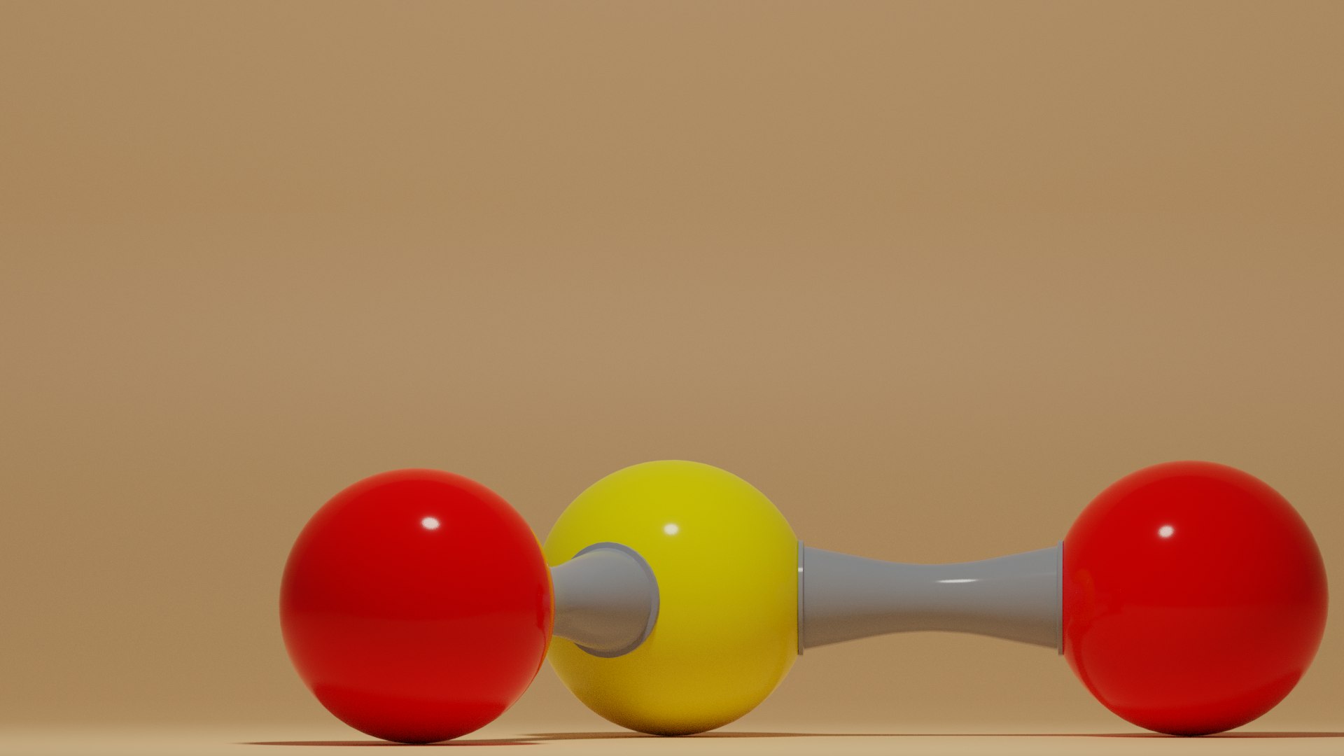 Sulfur Dioxide Molecule SO2 3D Model - TurboSquid 1721668