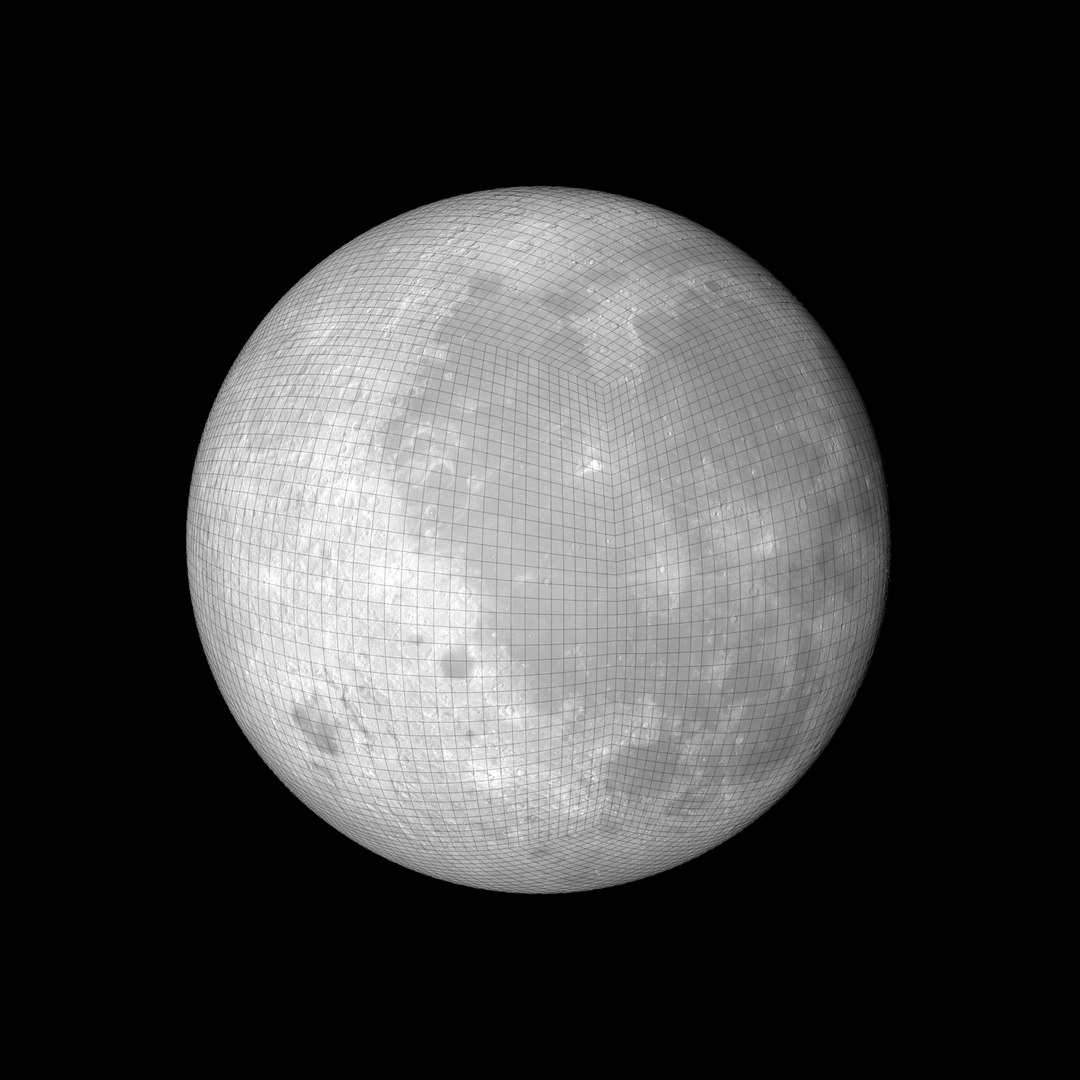 3d Model Moon