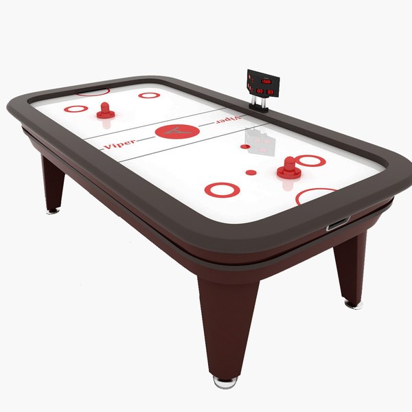 3d air hockey table model
