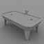 air hockey table 3d model