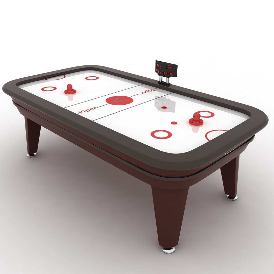 Air Hockey Table 3d Model