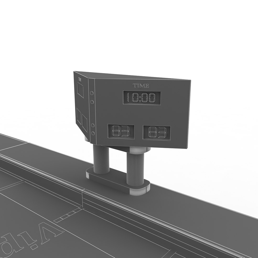 Air Hockey Table 3d Model