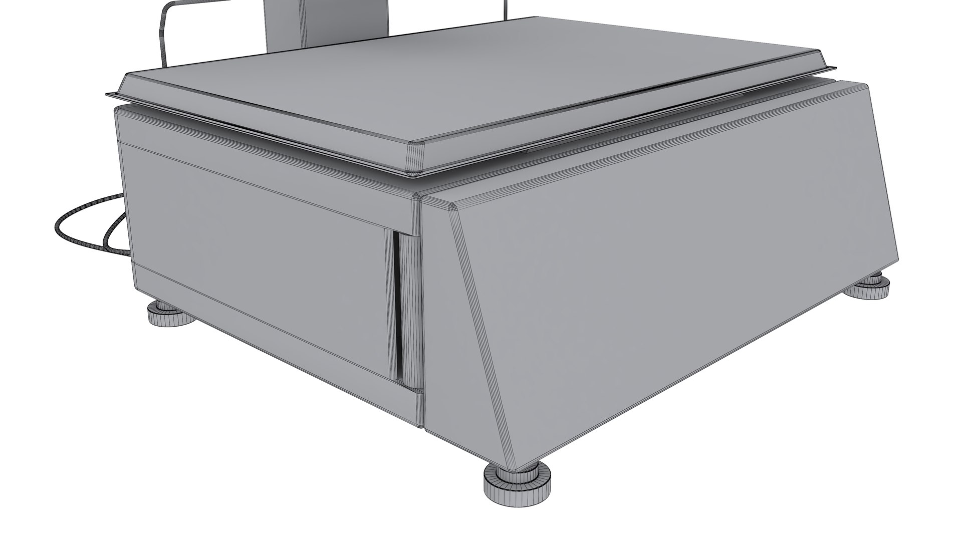 3D Self Service Counter Scales Model - TurboSquid 2285224
