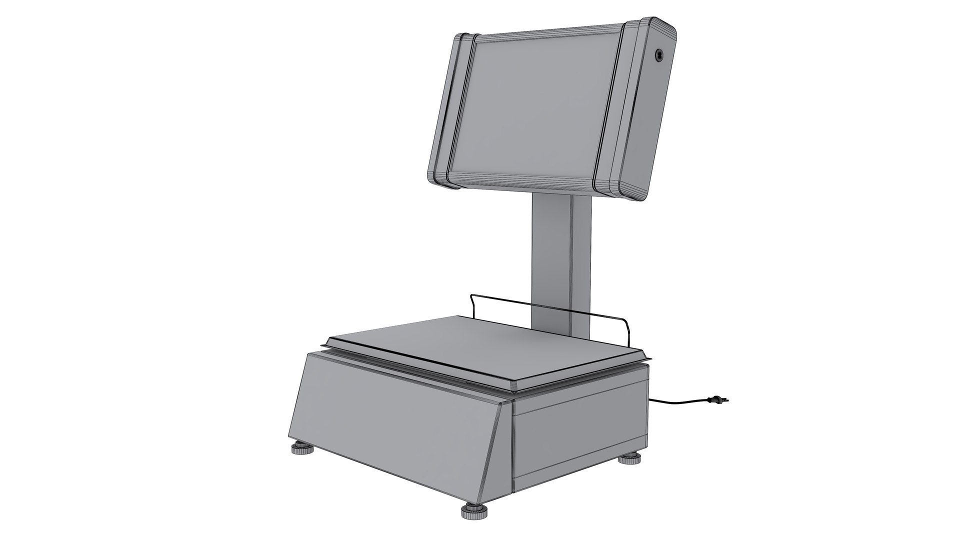 3D Self Service Counter Scales Model - TurboSquid 2285224