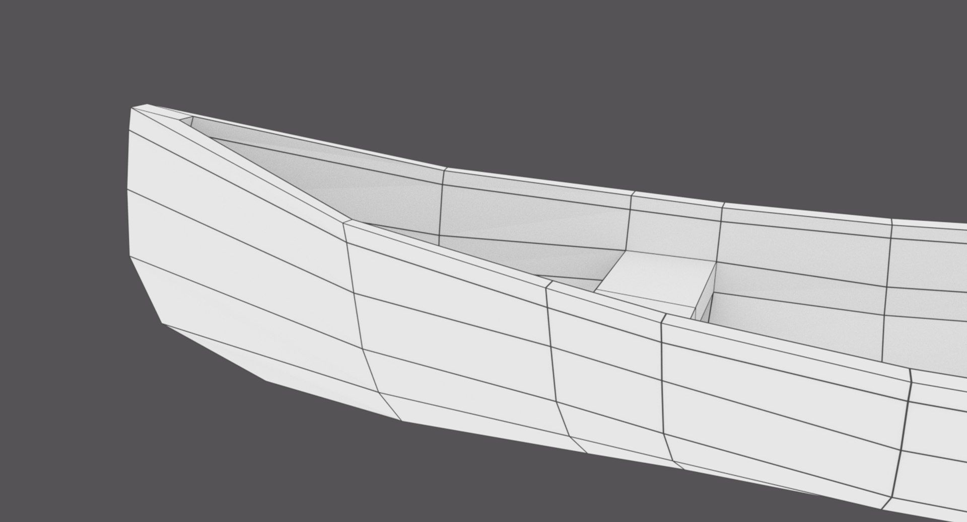 Cartoon Canoe Model - TurboSquid 1320751