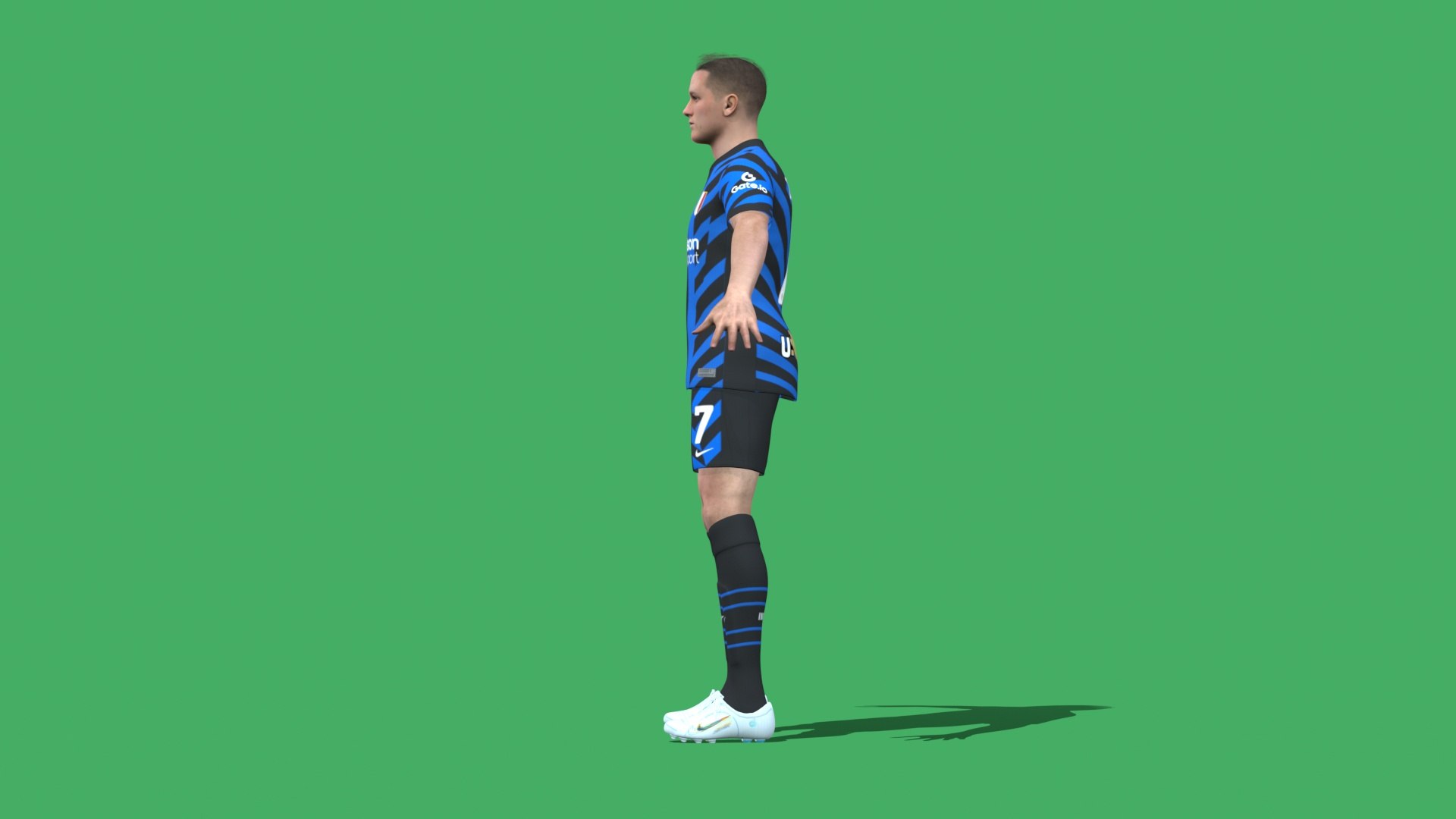 3D Model 3D Rigged Piotr Zielinski Inter Milan 2025 - TurboSquid 2367138