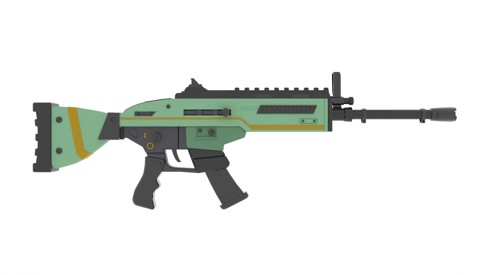 3D Model SMG 3 Gun Weapon - TurboSquid 2273571
