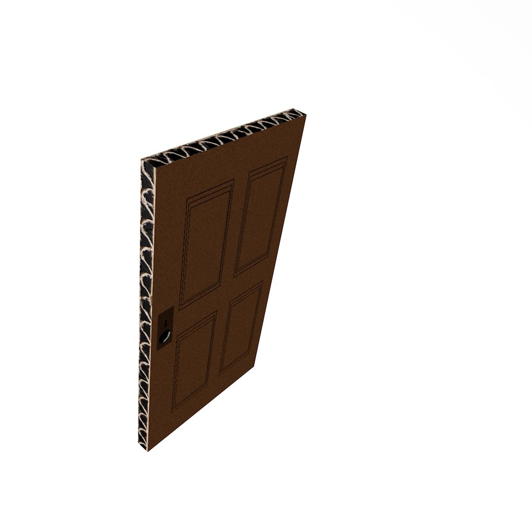 3D Model Paper Door - TurboSquid 1159058
