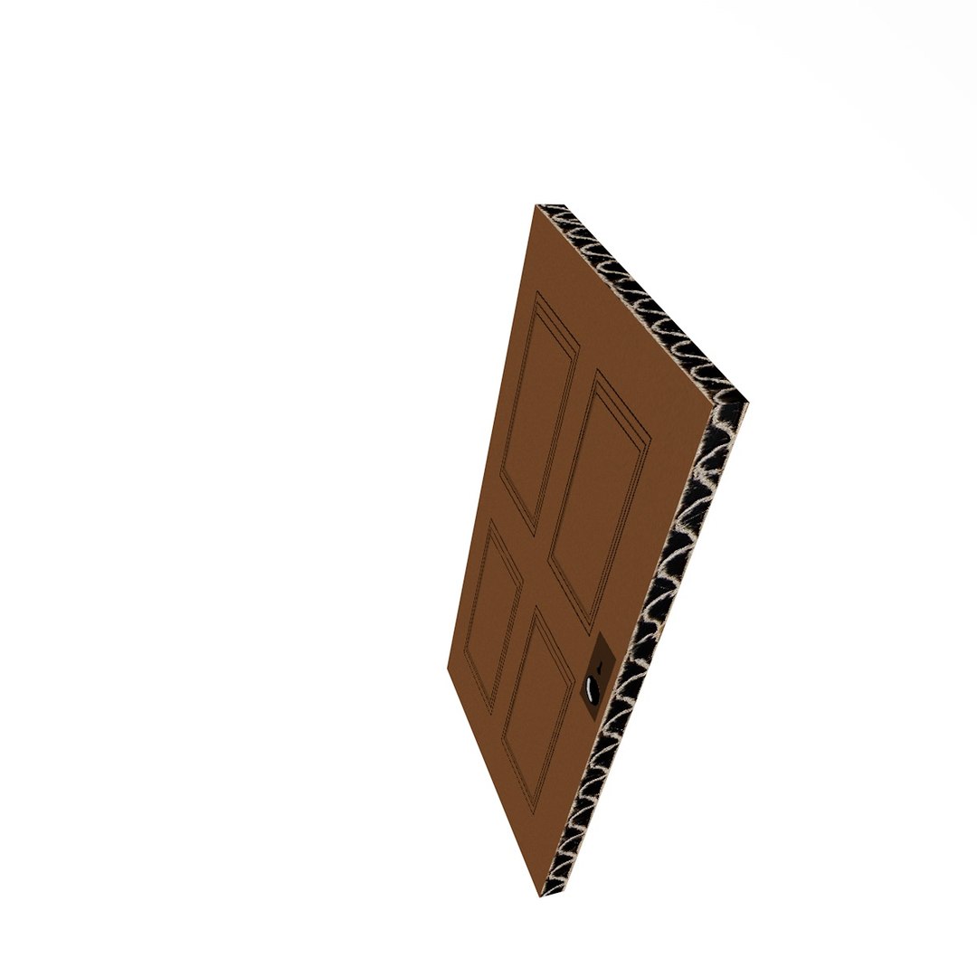 3D Model Paper Door - TurboSquid 1159058