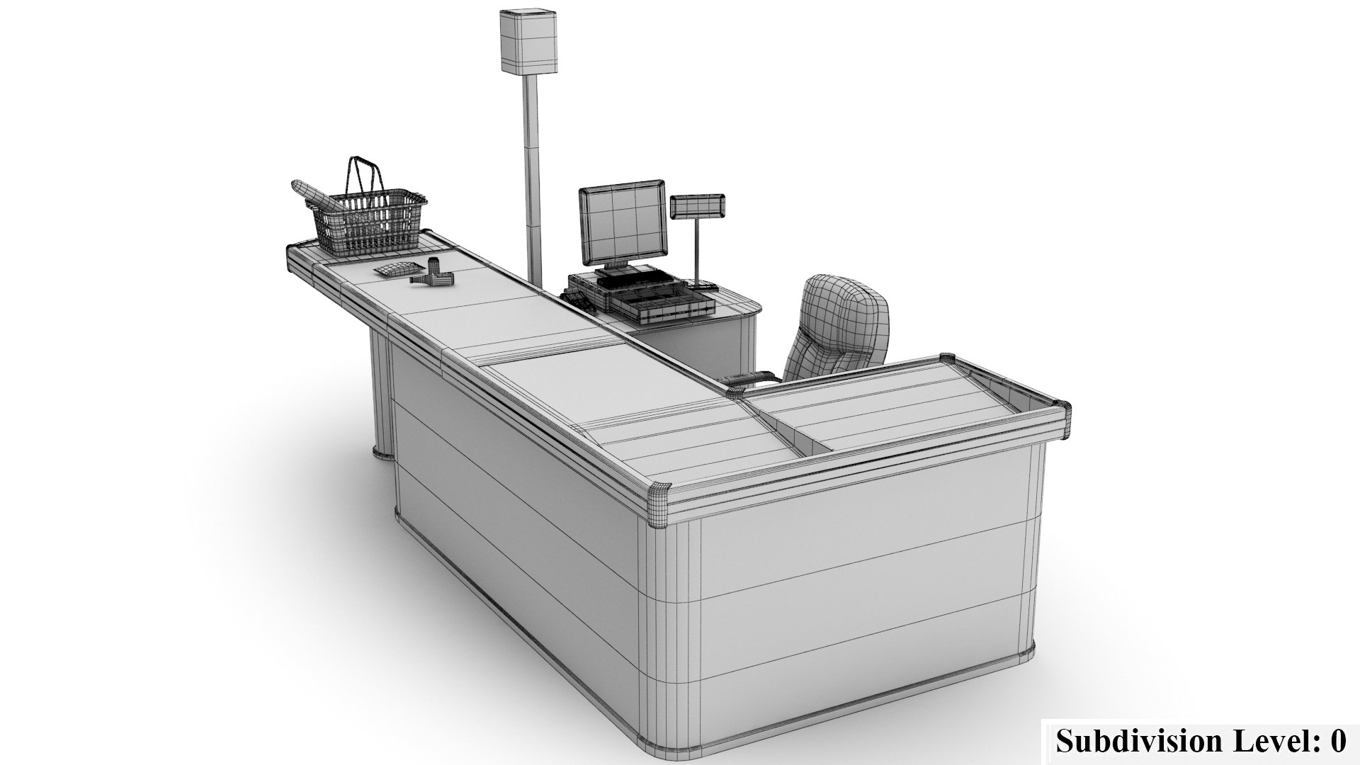 3D real supermarket - TurboSquid 1492066