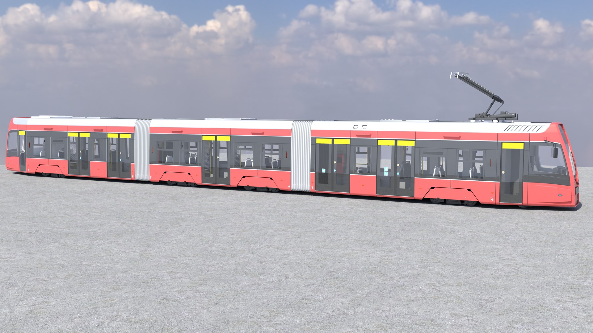 Tram 001 3D Model - TurboSquid 2121867